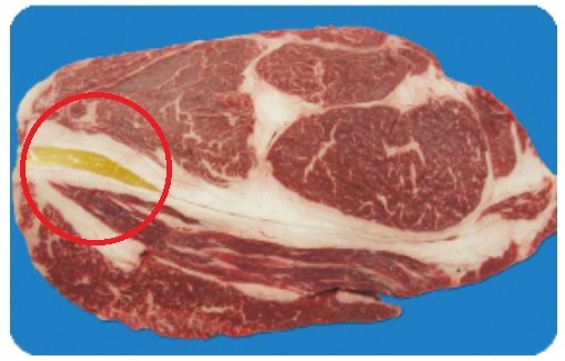 Do you cut the white stuff off of steak?