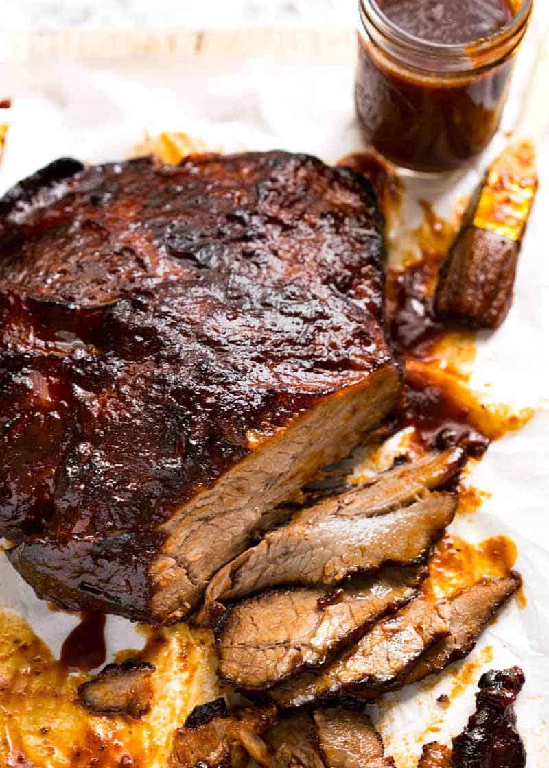 Do you eat brisket with sauce?
