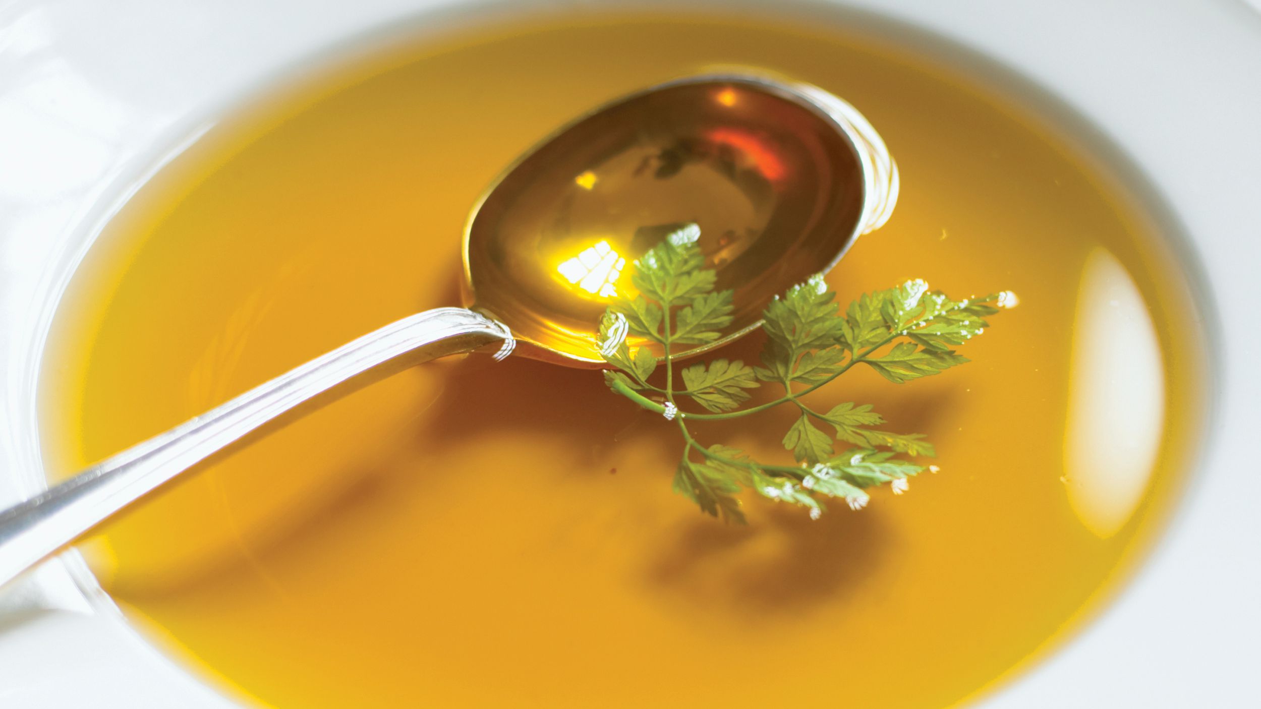 Do you eat consommé soup?