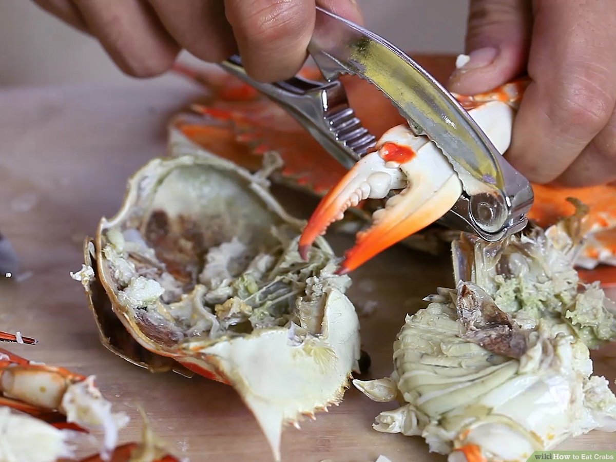 Do you eat crab raw or cooked?