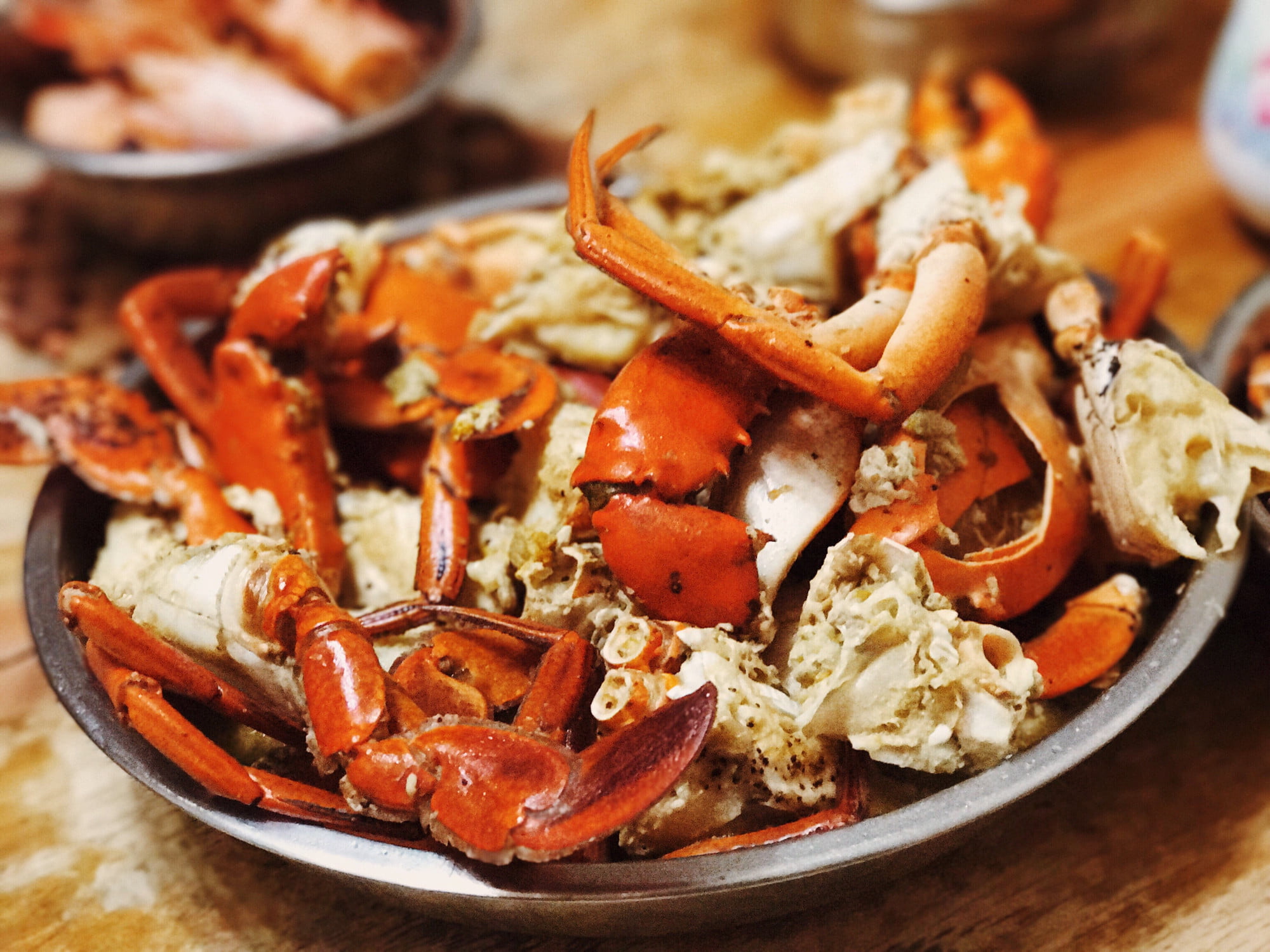 Do you eat crab warm or cold?