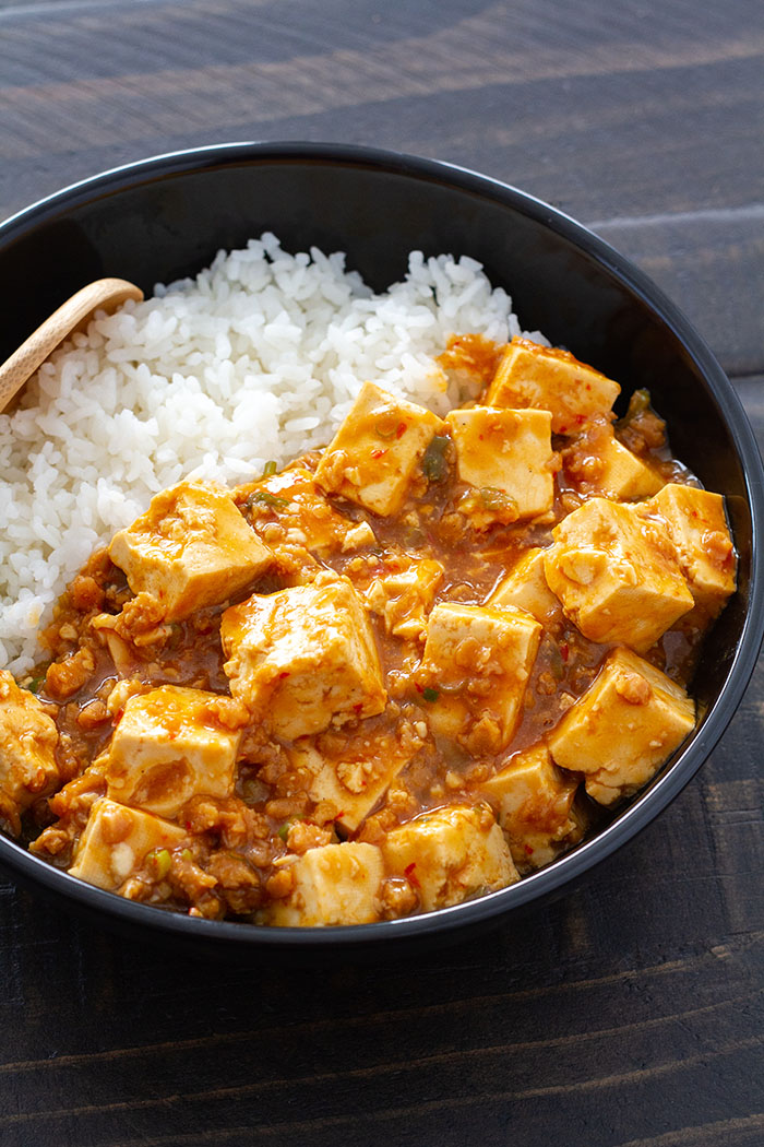 Do you eat rice with mapo tofu?