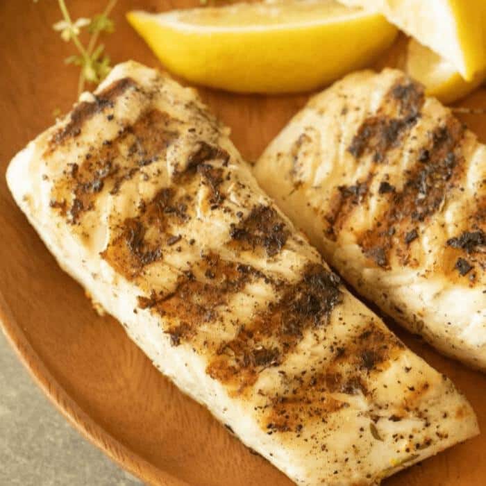 Do you flip halibut on the grill?