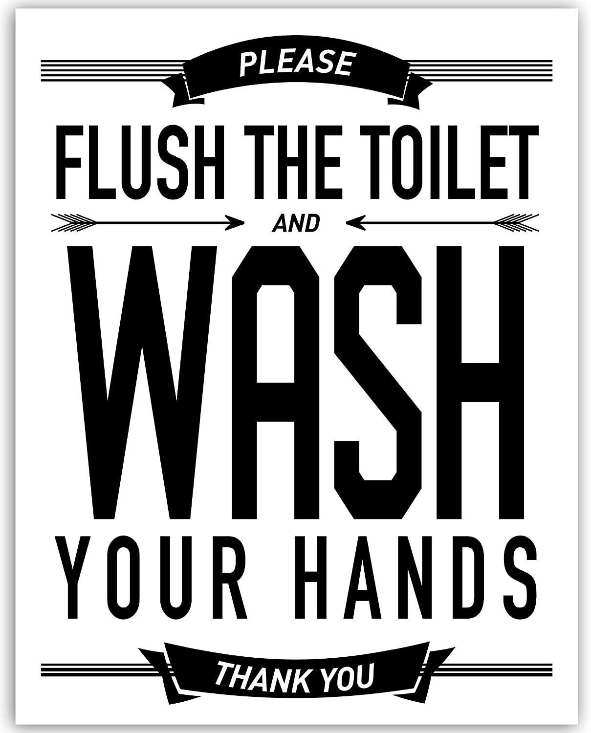 Do you flush the toilet and wash your hands?