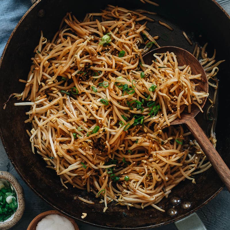 Do you fry or boil bean sprouts?