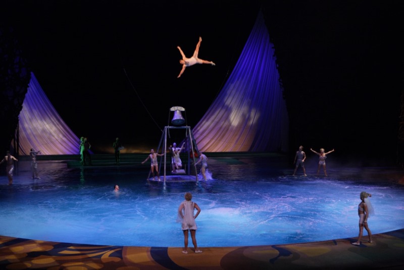 Do you get wet at Cirque du Soleil O?