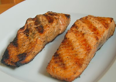 Do you grill fish skin side up or down?