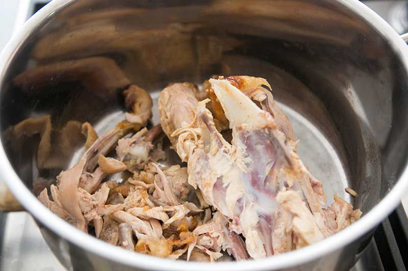 Do you have to Blanch chicken carcass before making stock?