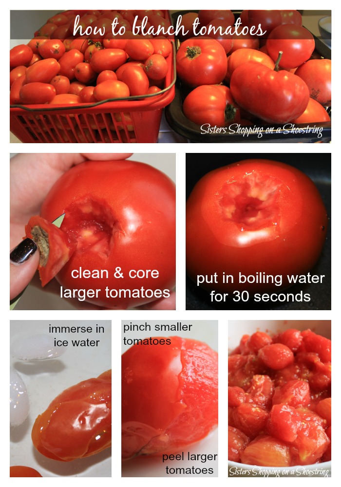 Do you have to blanch tomatoes before canning?