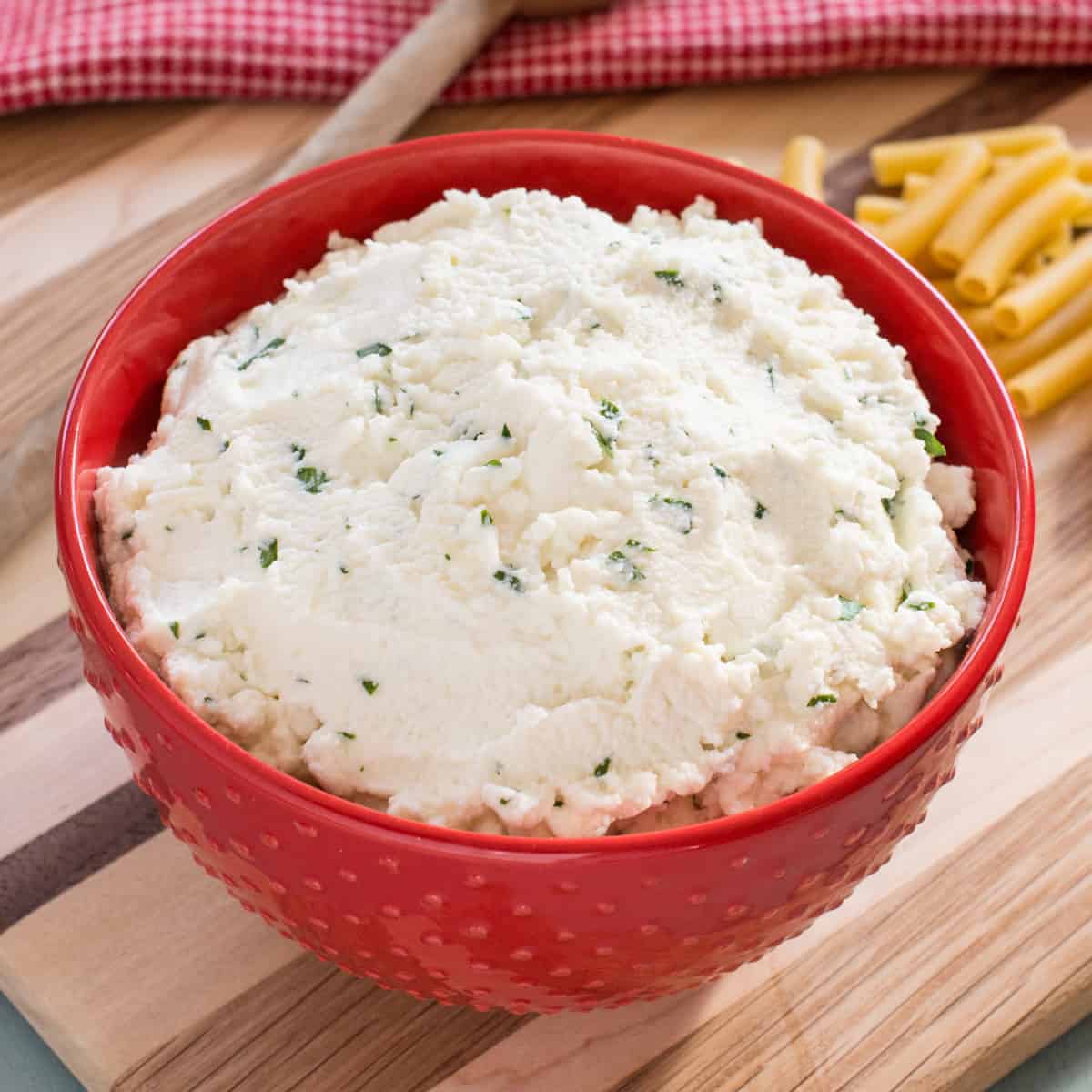 Do you have to blend ricotta cheese before cooking?