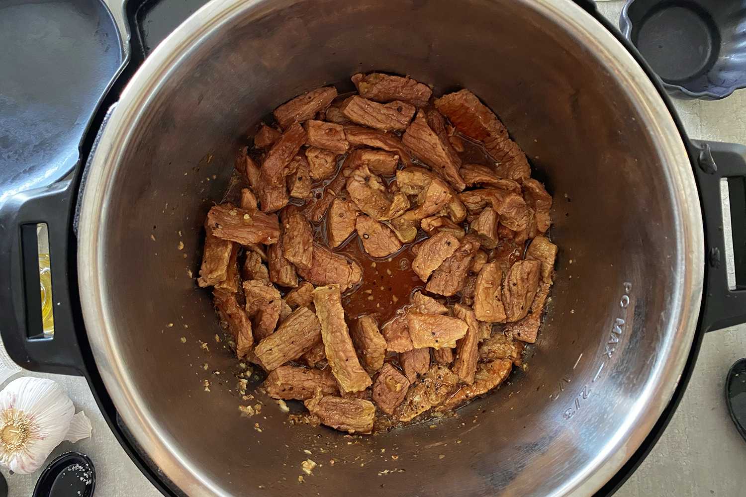 Do you have to brown the meat before you put it in a pressure cooker?