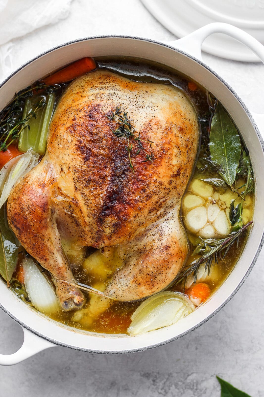 Do you have to cook the whole chicken for Soup?