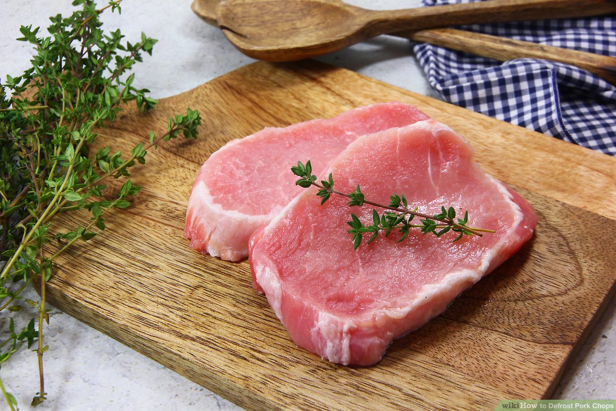 Do you have to defrost pork chops before cooking?