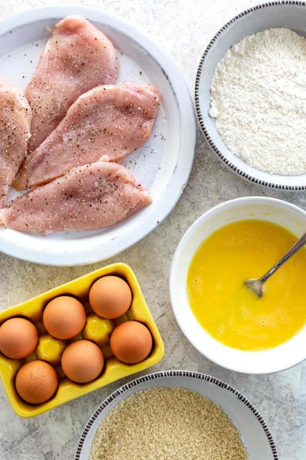 Do you have to dip chicken in egg before breadcrumbs?