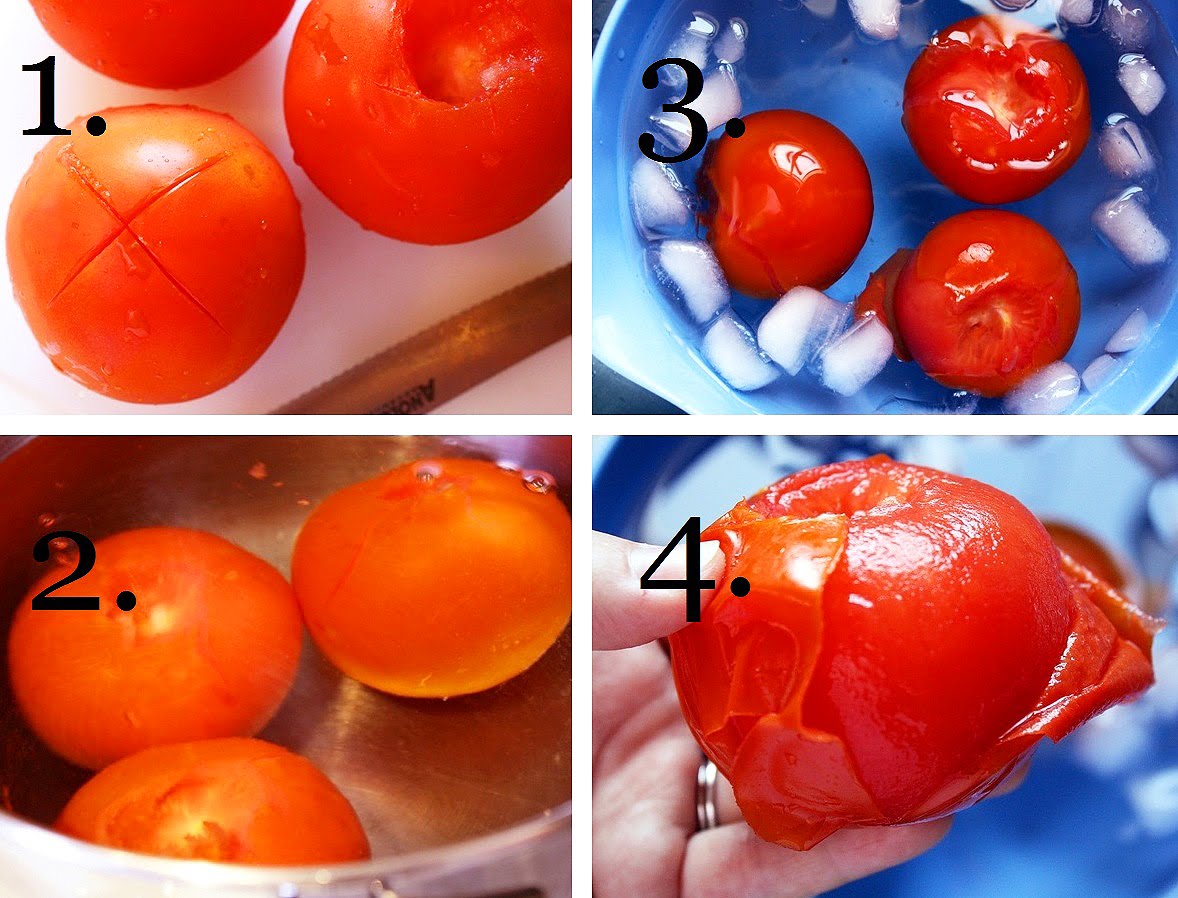 Do you have to peel the skin off tomatoes for sauce?