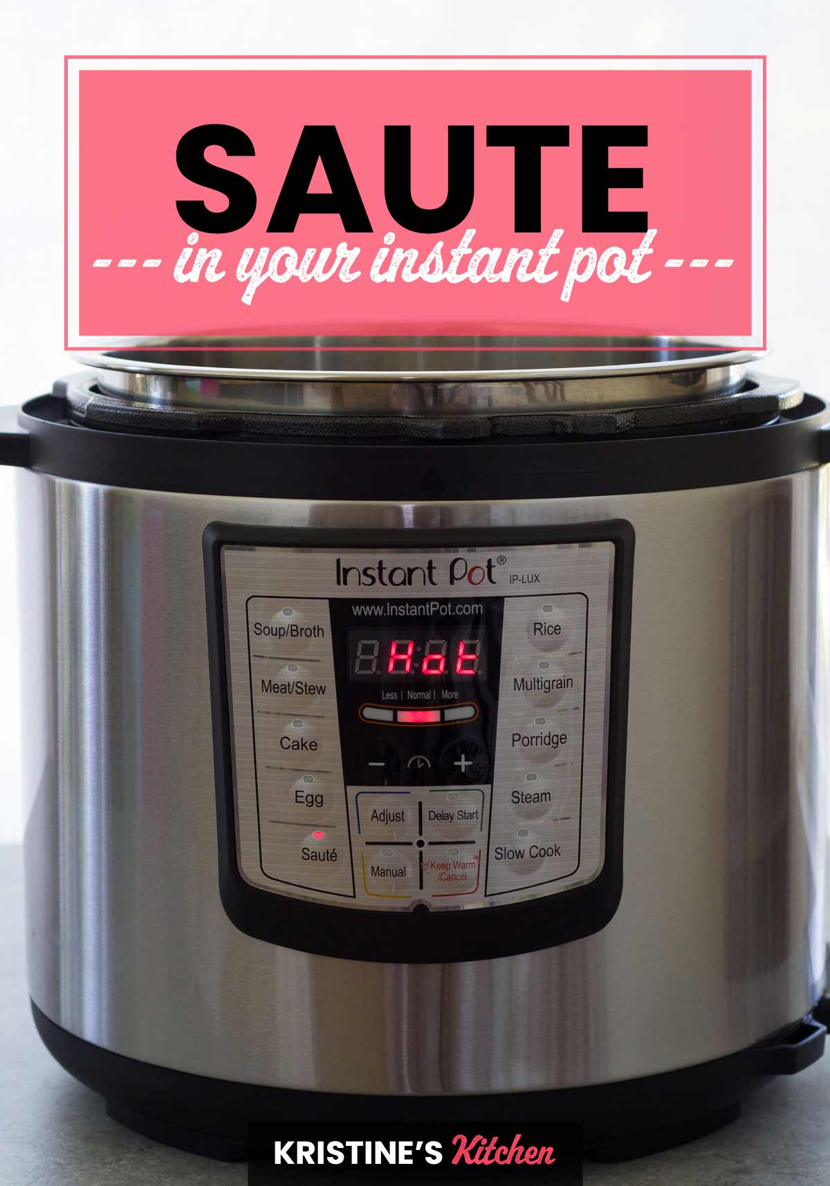 Do you have to saute before pressure cooking?