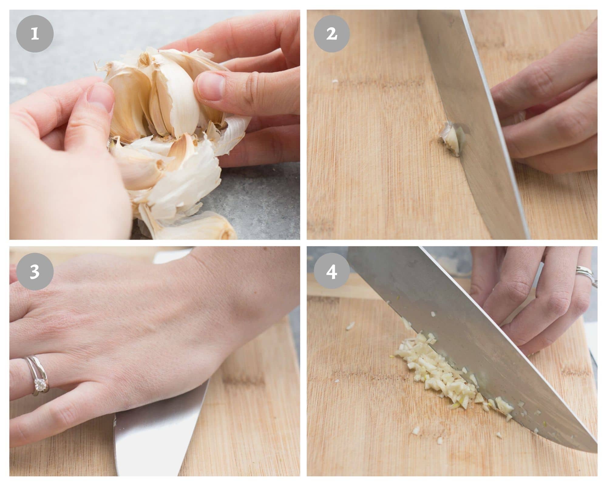 Do you mince a garlic clove?