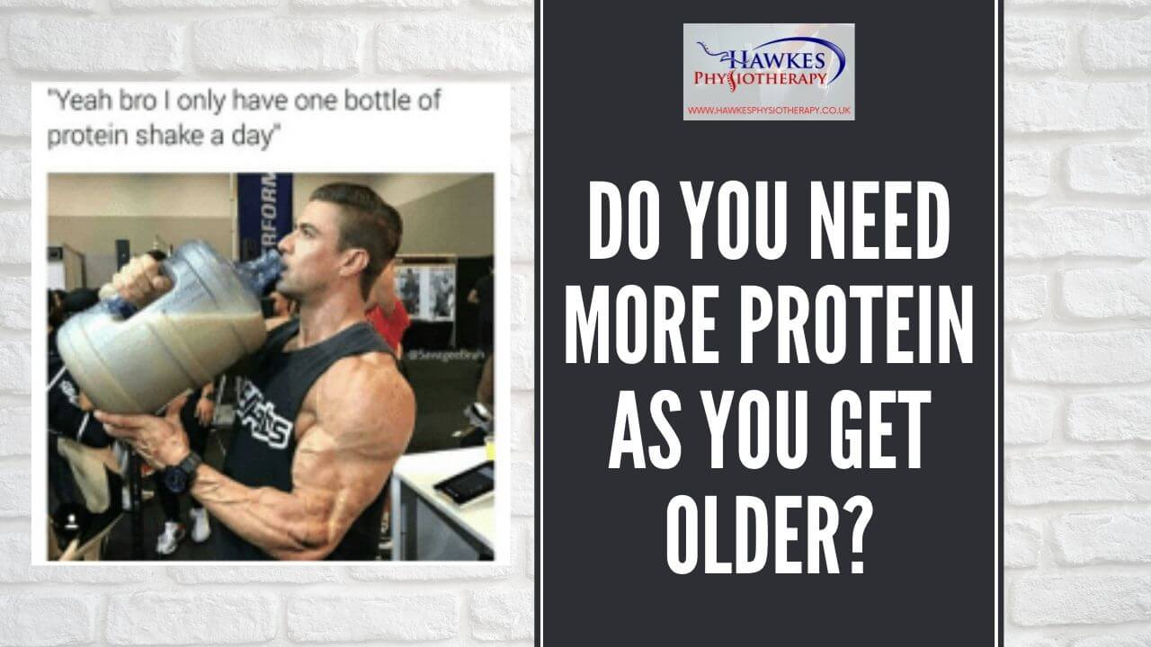 Do you need more protein as you get older?