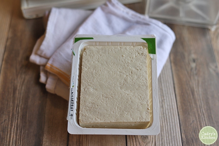 Do you need to press vacuum sealed tofu?