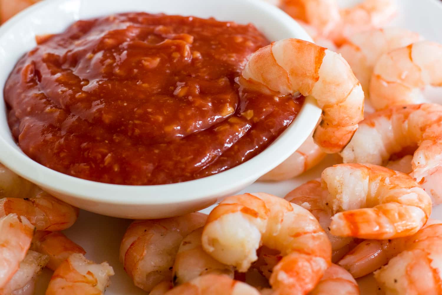 Do you put liquid in shrimp sauce?