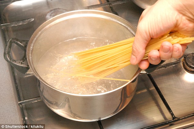 Do you put the pasta in before it boils?