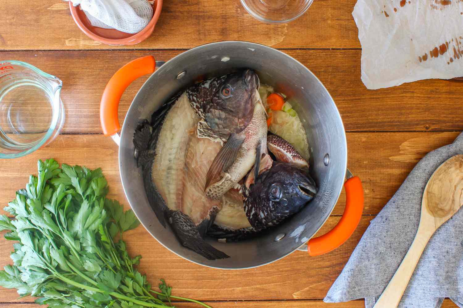 Do you recommend a long-simmered fish stock?