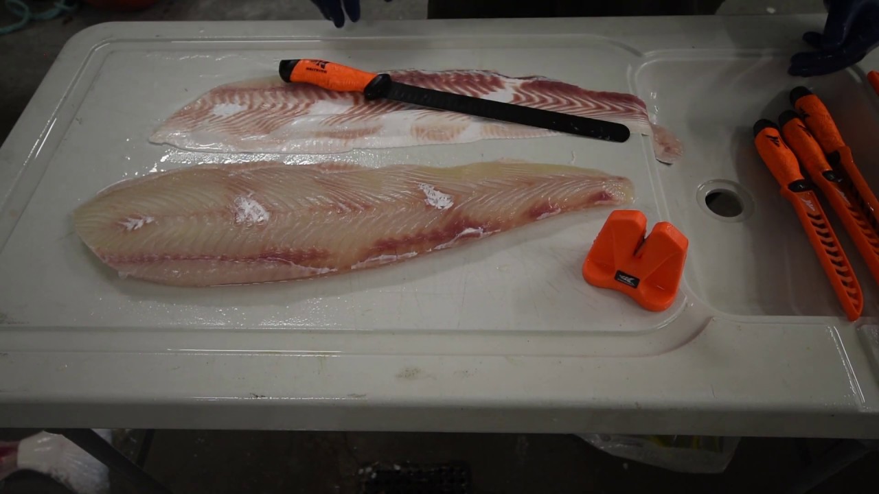 Do you remove the skin from halibut before baking?