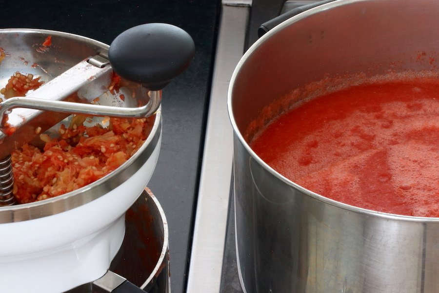 Do you remove tomato skins for tomato soup?