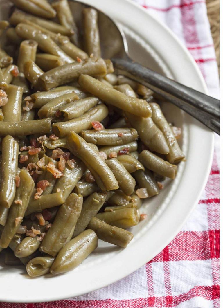 Do you rinse canned green beans?