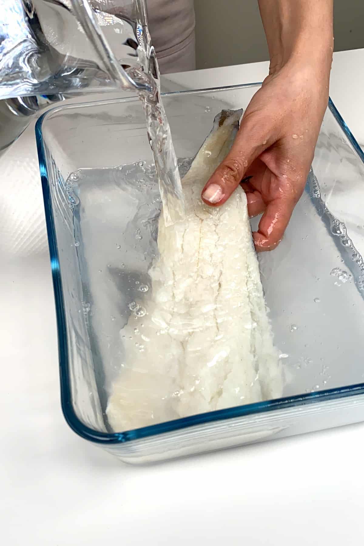 Do you rinse cod fish?