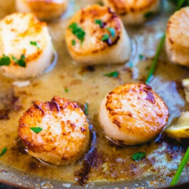 Do you rinse scallops after brining?