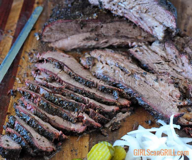 Do you sear when smoking a brisket?