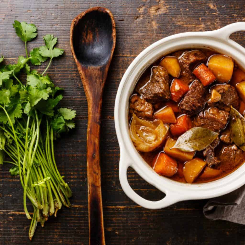 Do you serve beef bourguignon in a bowl?