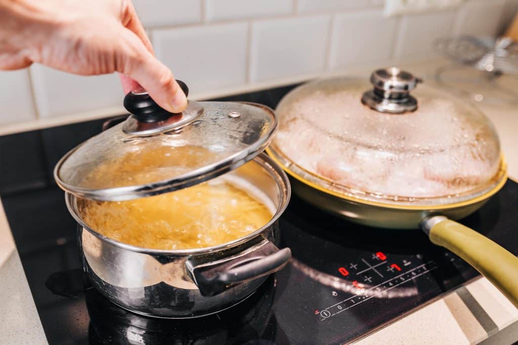 Do you simmer broth with lid on or off?