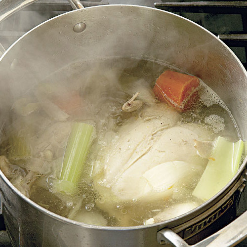 Do you strain broth soup?