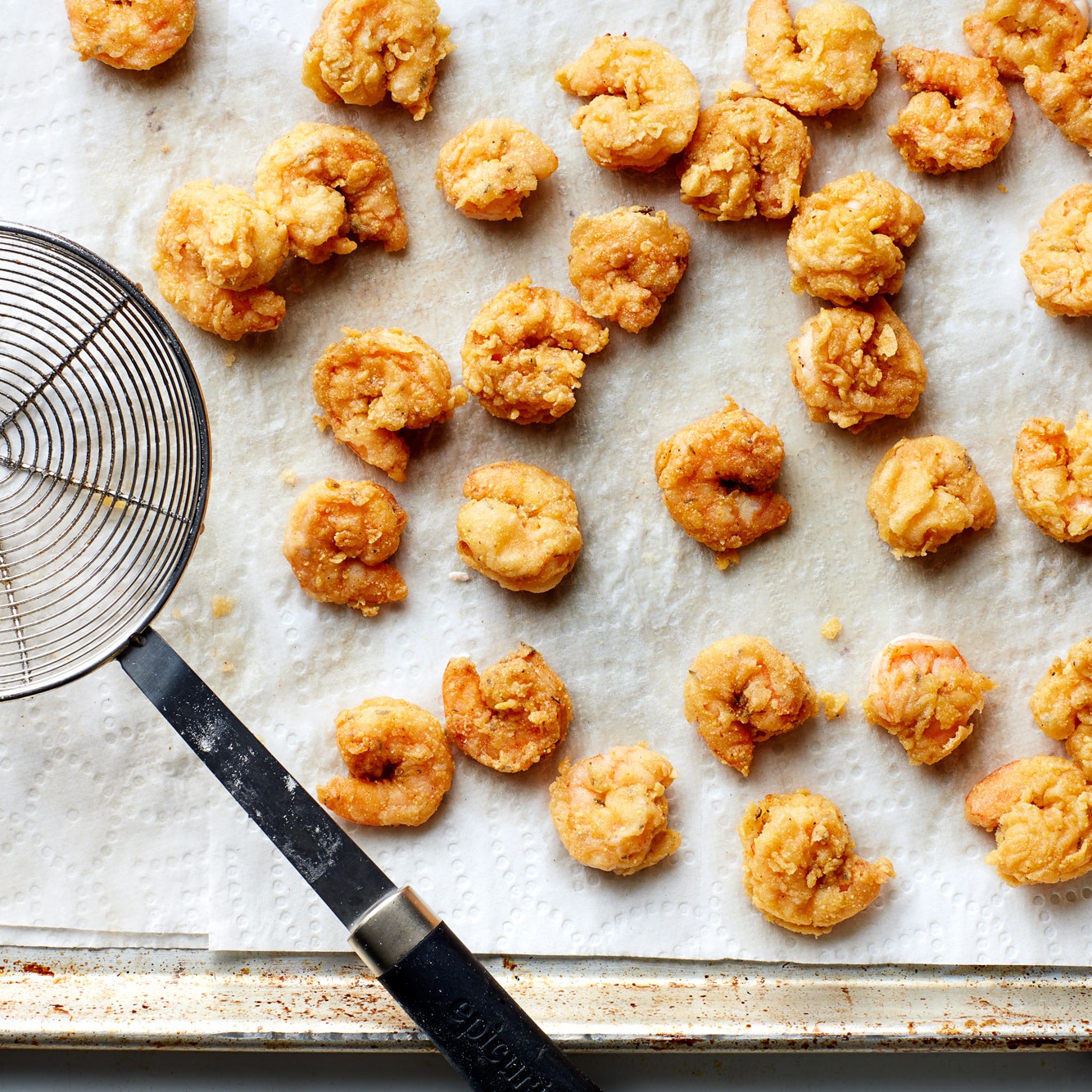 Do you use oil to fry shrimp?