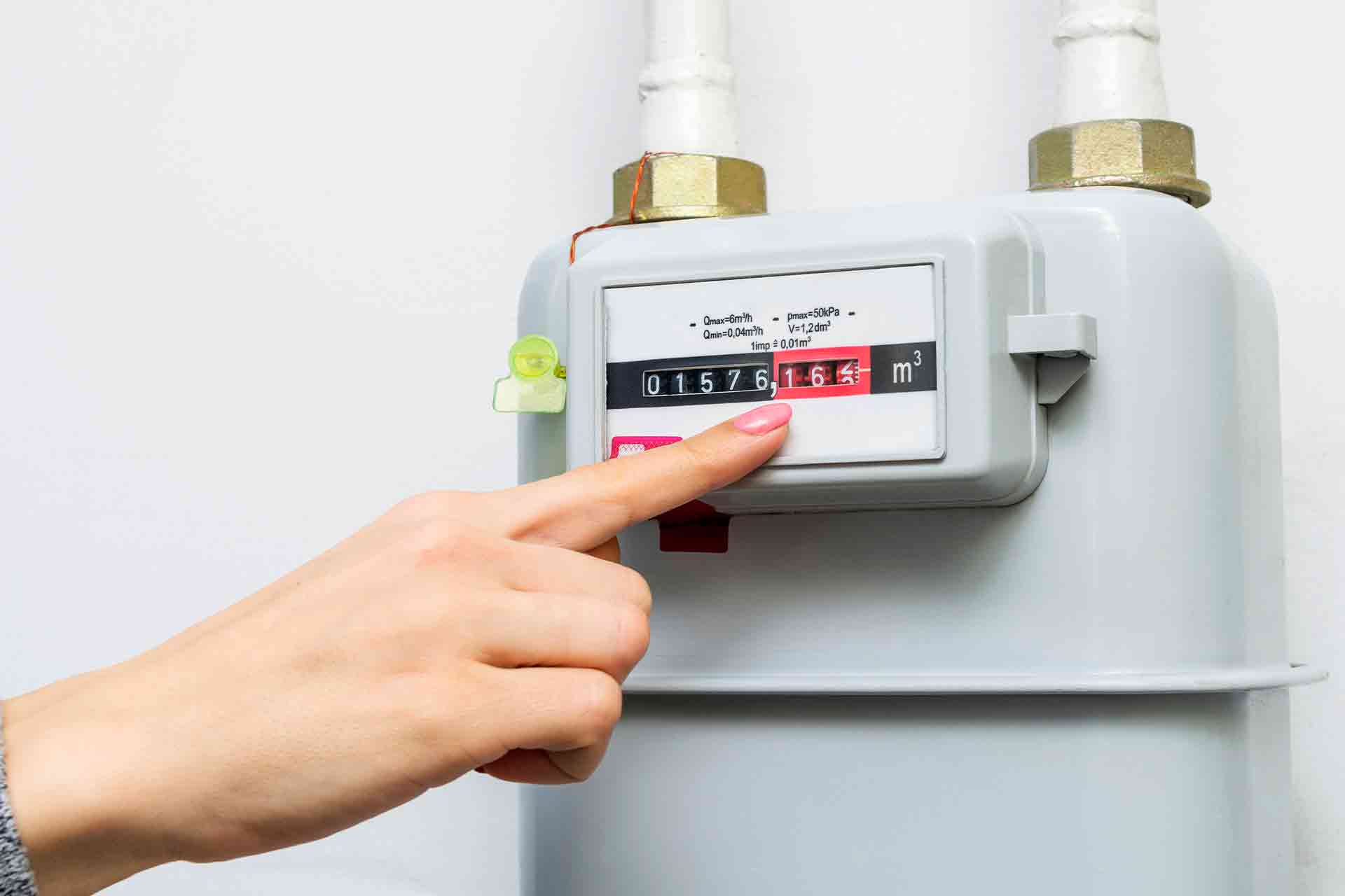 Does a gas meter go back to zero?