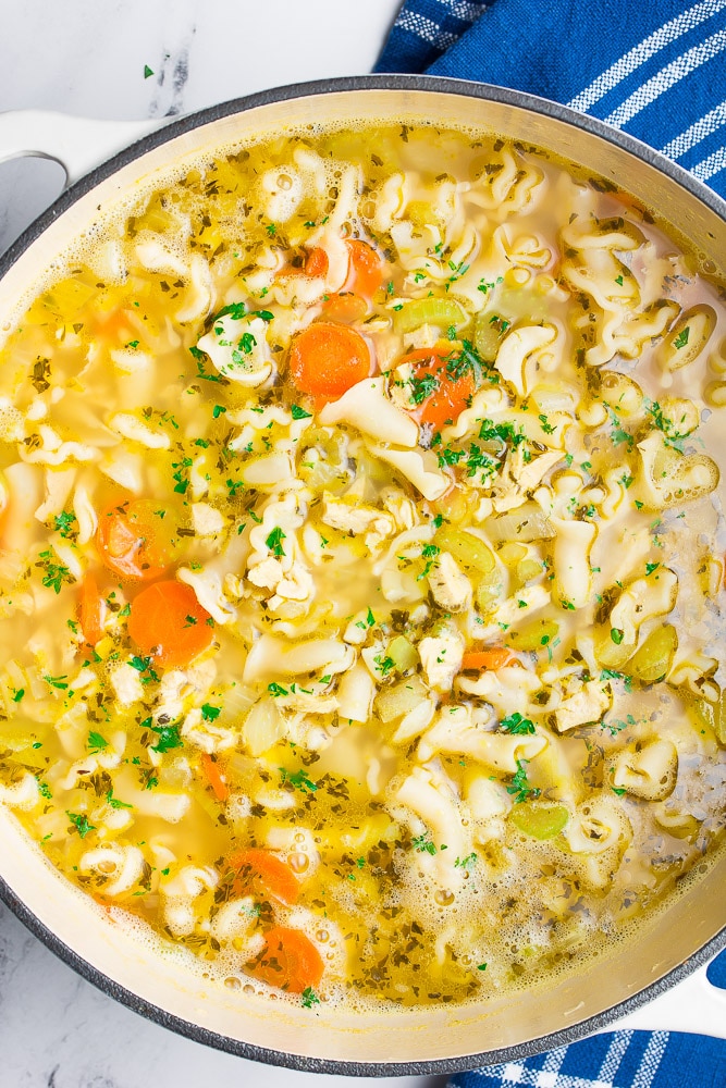 Does a vegetarian use chicken broth?
