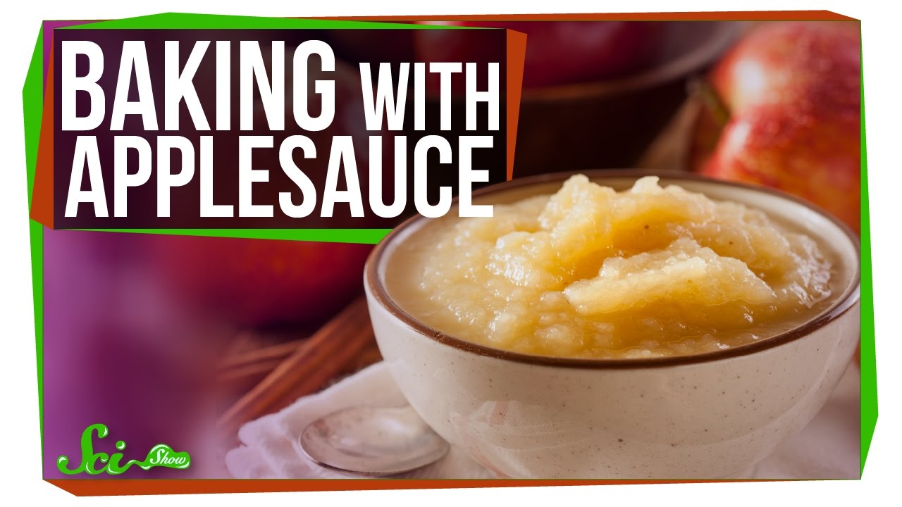 Does applesauce replace oil or eggs?