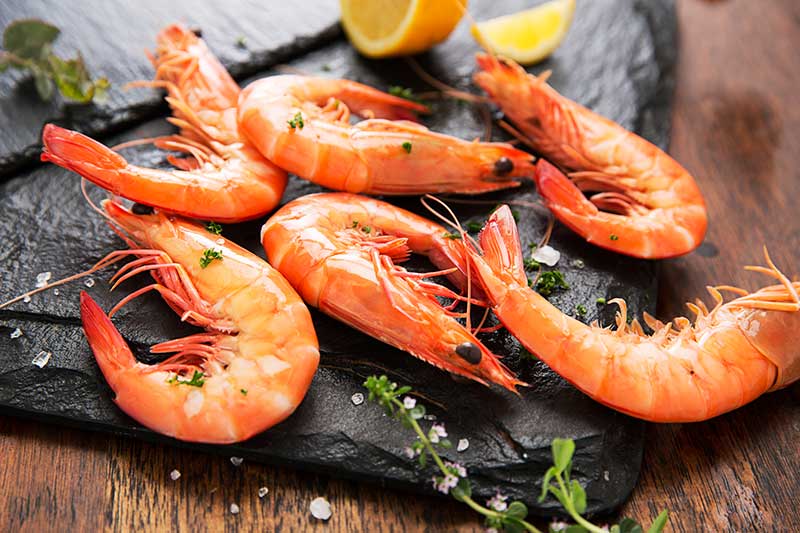 Does Australia have prawns?