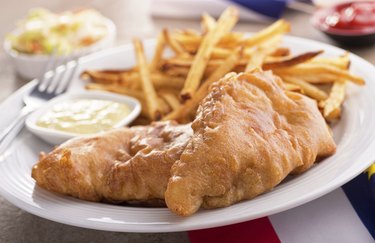 Does battered fish have protein?