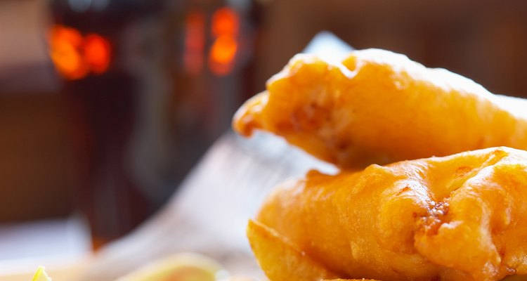 Does beer battered fish and chips contain alcohol?