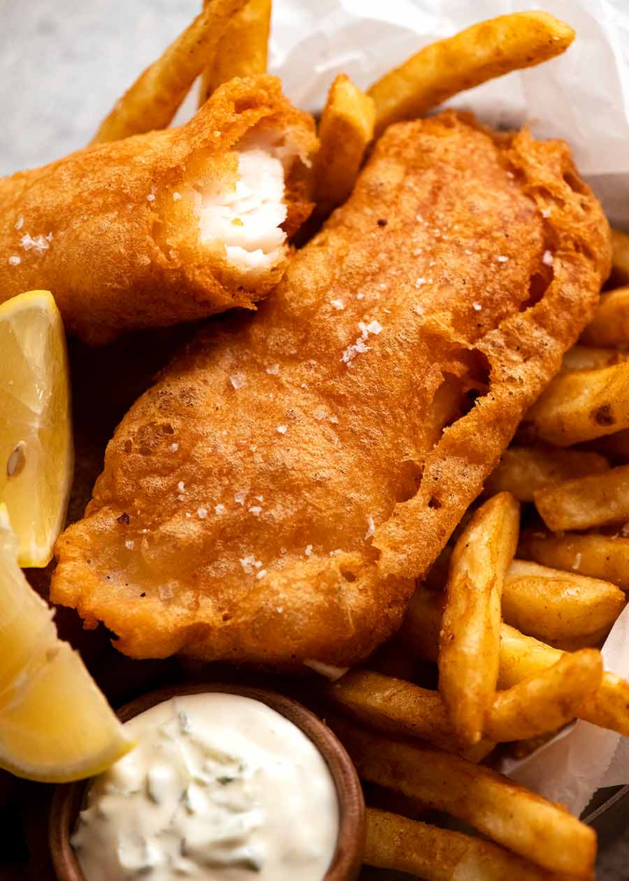 Does beer battered fish taste like beer?