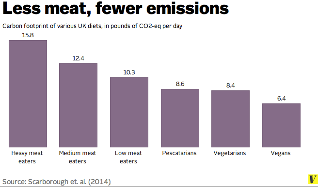 Does being a vegetarian lower your carbon footprint?