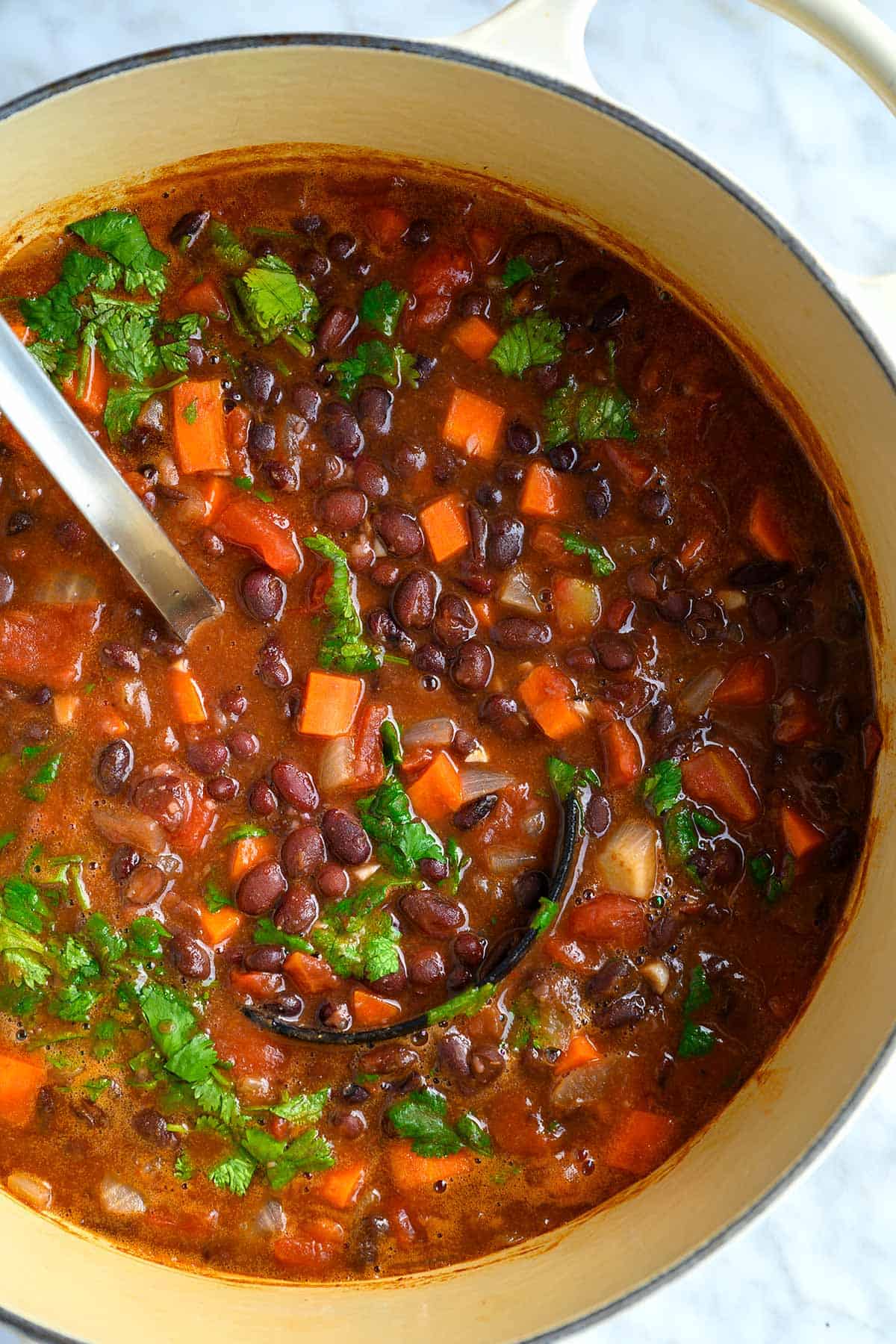 Does black bean soup make you gain weight?