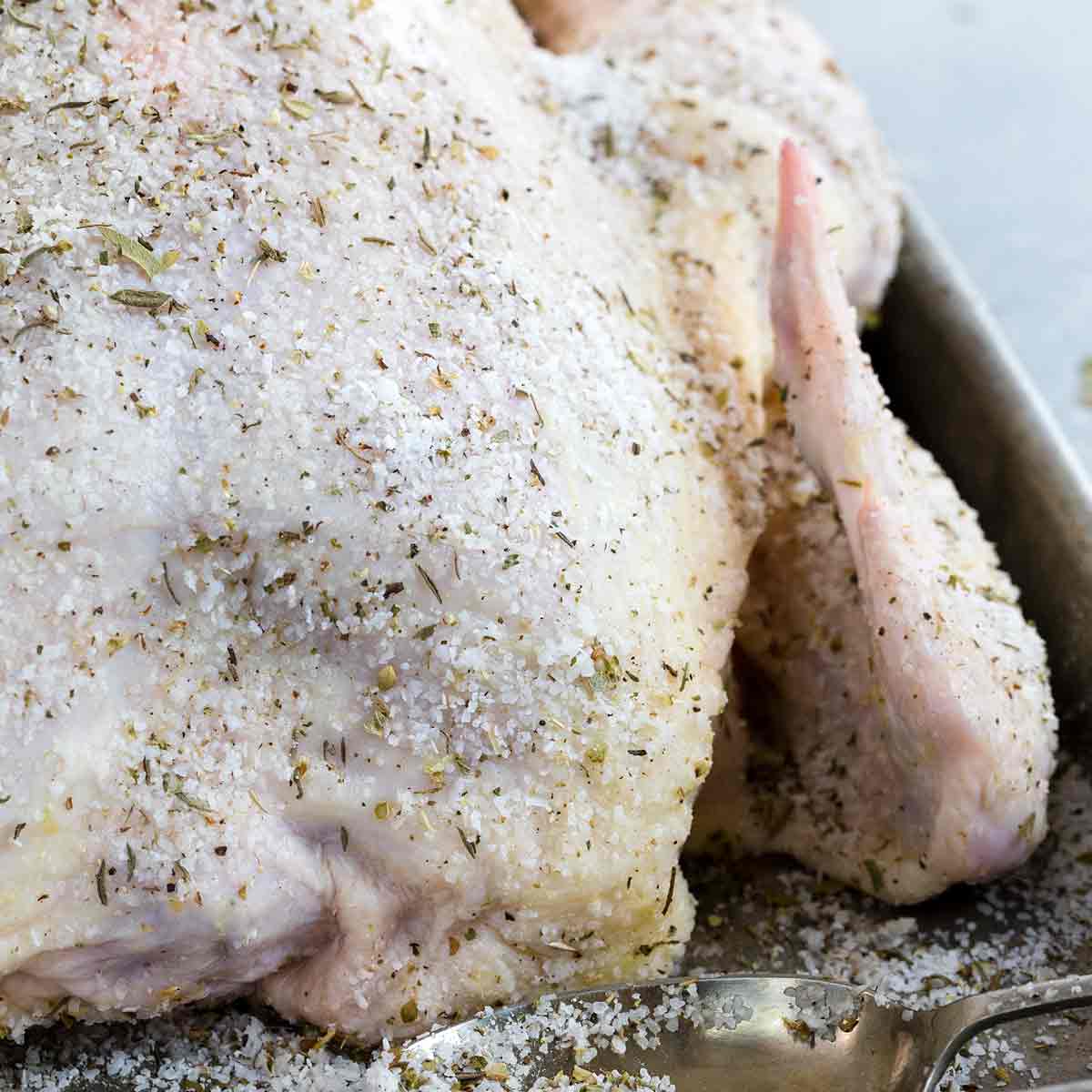 Does brining chicken increase sodium?