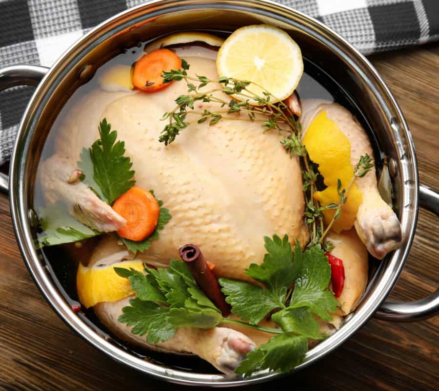 Does brining help thaw a chicken?