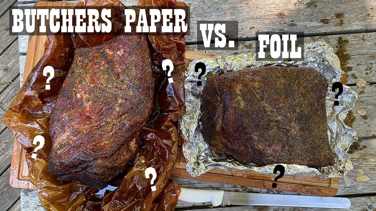 Does brisket cook faster in foil or butcher paper?