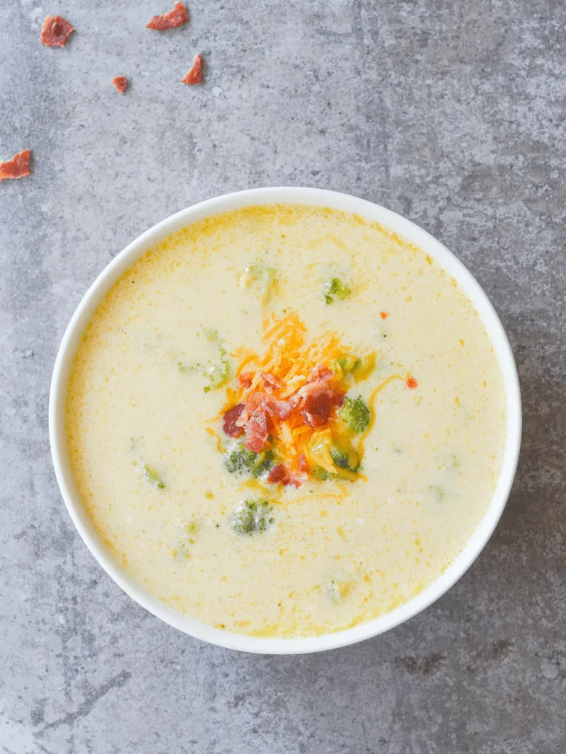 Does broccoli cheddar soup have a lot of carbs?