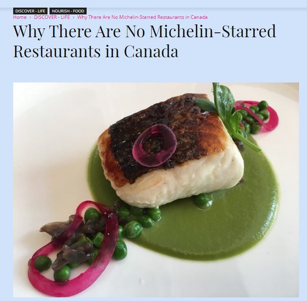 Does Calgary have a Michelin star restaurant?